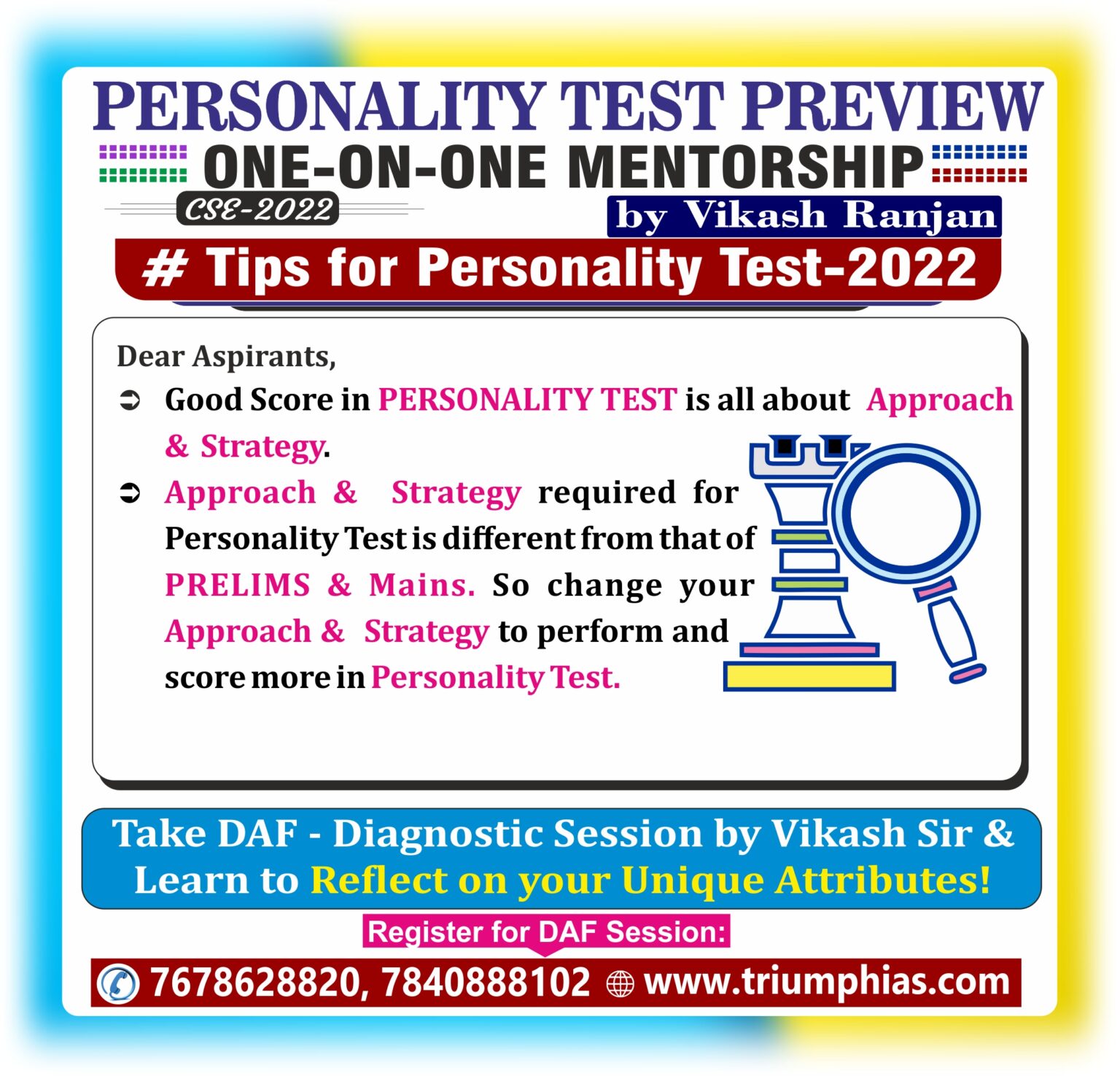 Tips for Personality Test-2022 - TriumphIAS