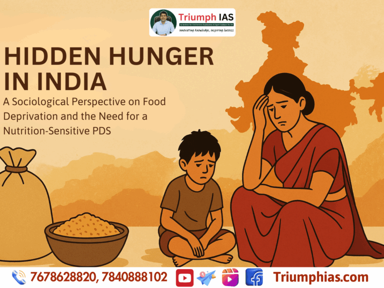 Hidden Hunger in India: A Sociological Perspective on Food Deprivation ...