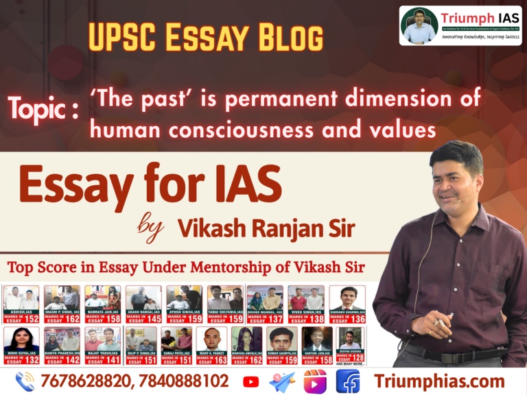 The past is permanent dimension of human consciousness and values ...